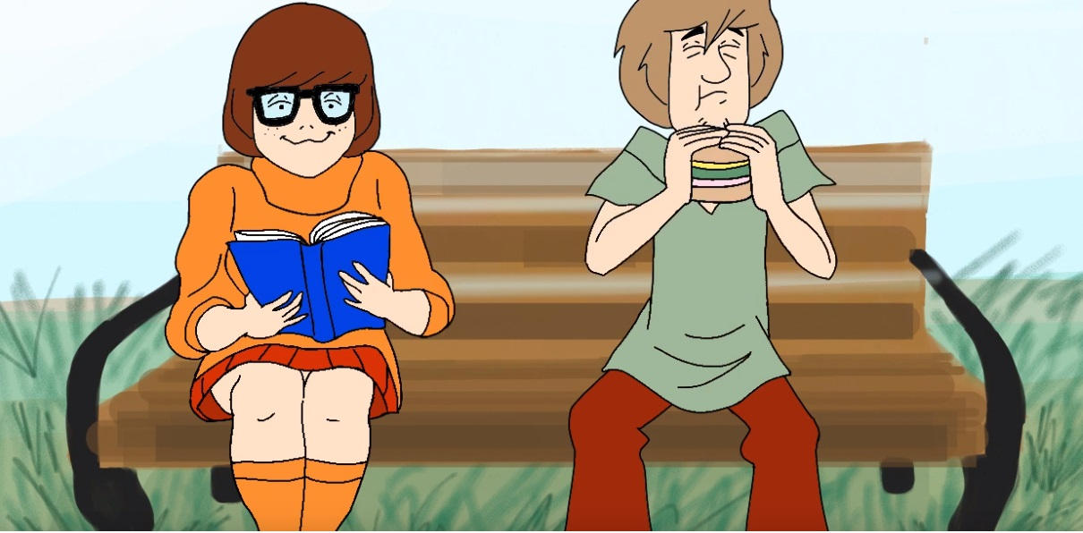 Shaggy and Velma Mistaken Romance by pythonorbit on DeviantArt
