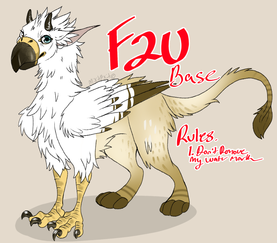Gryphon (free to use base) by MixItPixIt on DeviantArt