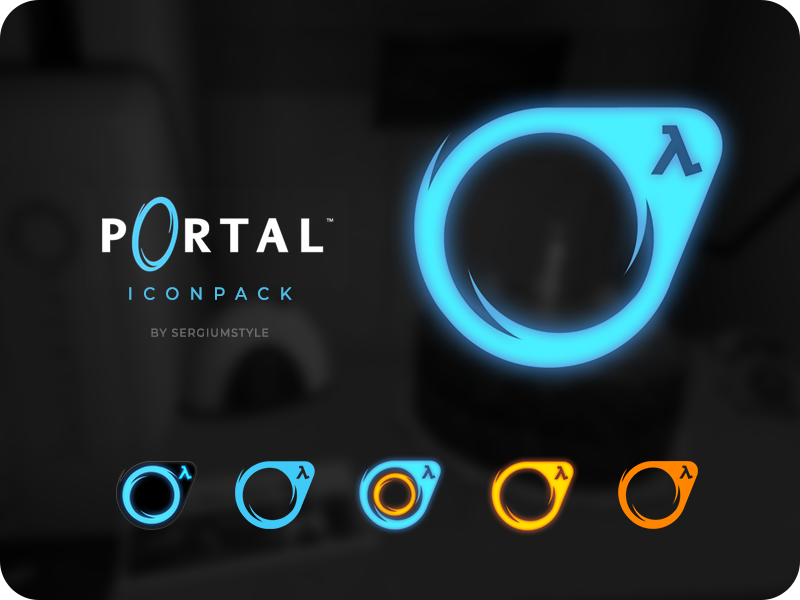 PORTAL icons by SergiumStyle on DeviantArt