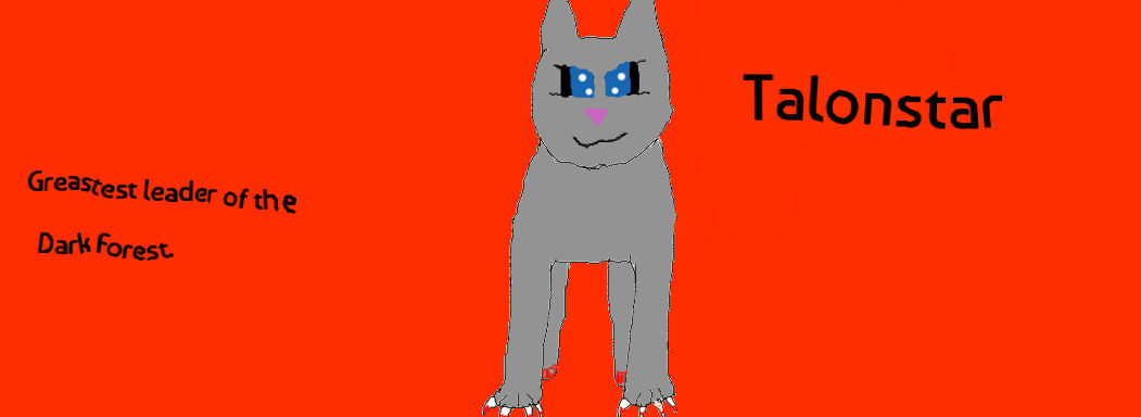 Talonstar leader of the Dark Forest by Buckeroo20 on DeviantArt