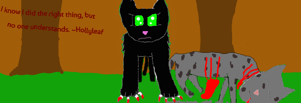 Hollyleaf Kills Ashfur by Buckeroo20 on DeviantArt