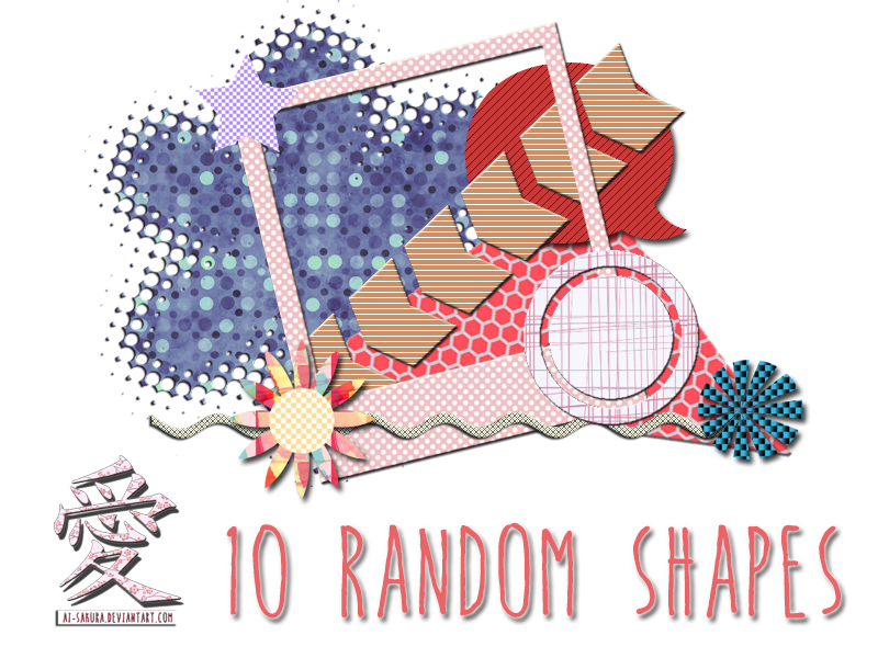 Ai-Sakura 10 Random Shapes PNG Pack by Ai-Sakura on DeviantArt