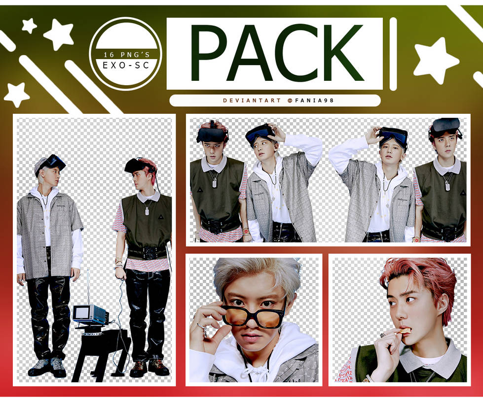 Pack PNG #40- EXO-SC by fania98 on DeviantArt