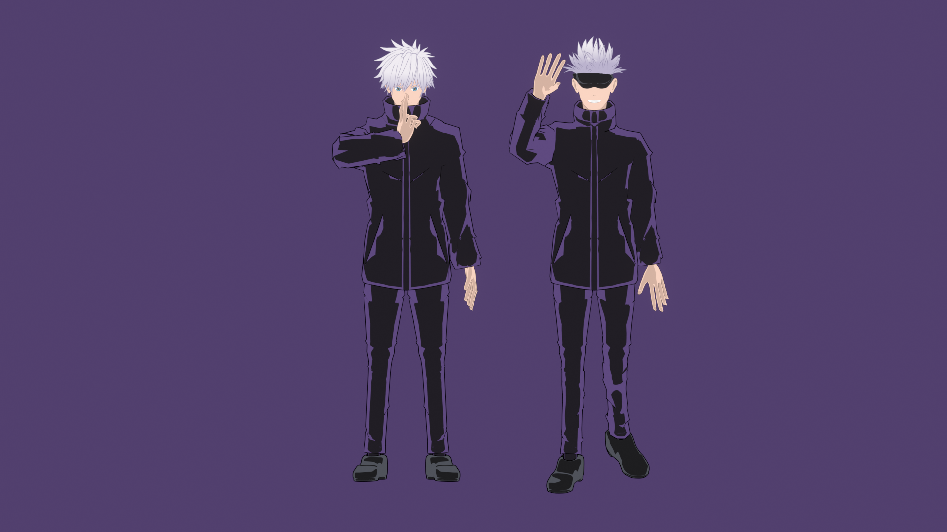 Satoru Gojo 3d blender by KaidenFX on DeviantArt