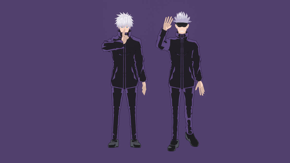 Satoru Gojo 3d blender by KaidenFX on DeviantArt