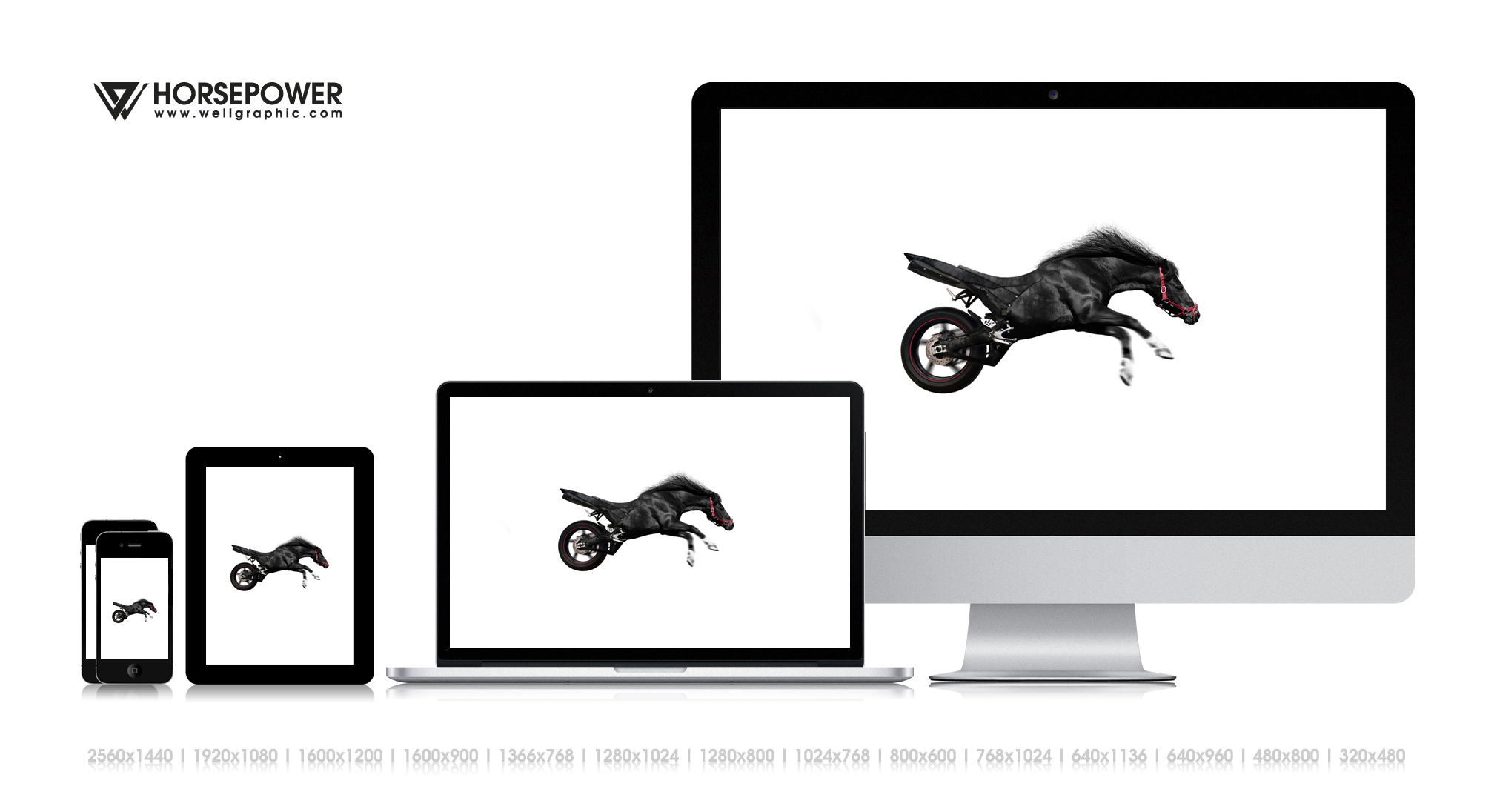 HORSEPOWER Wallpaper-Pack by wellgraphic on DeviantArt