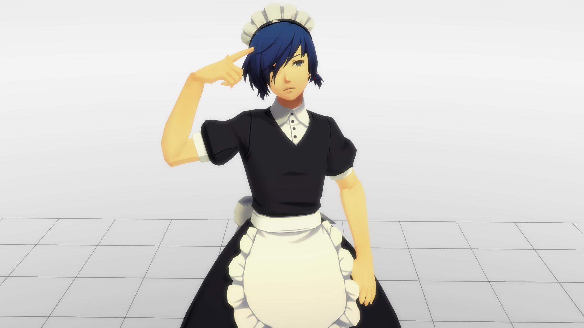 [Persona MMD] Makoto Yuki (Maid/Crossdress) DL by nobodypls on DeviantArt