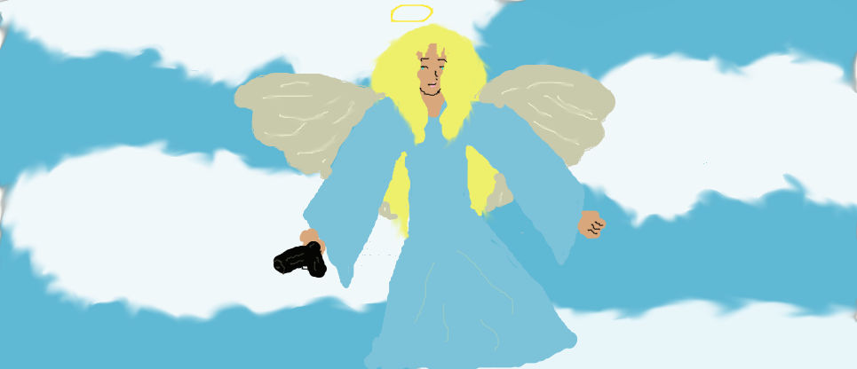angel with a shotgun by 14pip14 on DeviantArt