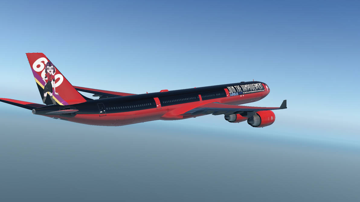 Gory Fangtell (Monster High) Airbus A340 livery by Humberto2003 on ...