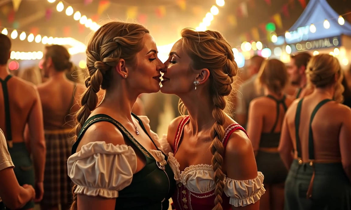 Oktoberfest Kiss by TaliaRebellious on DeviantArt