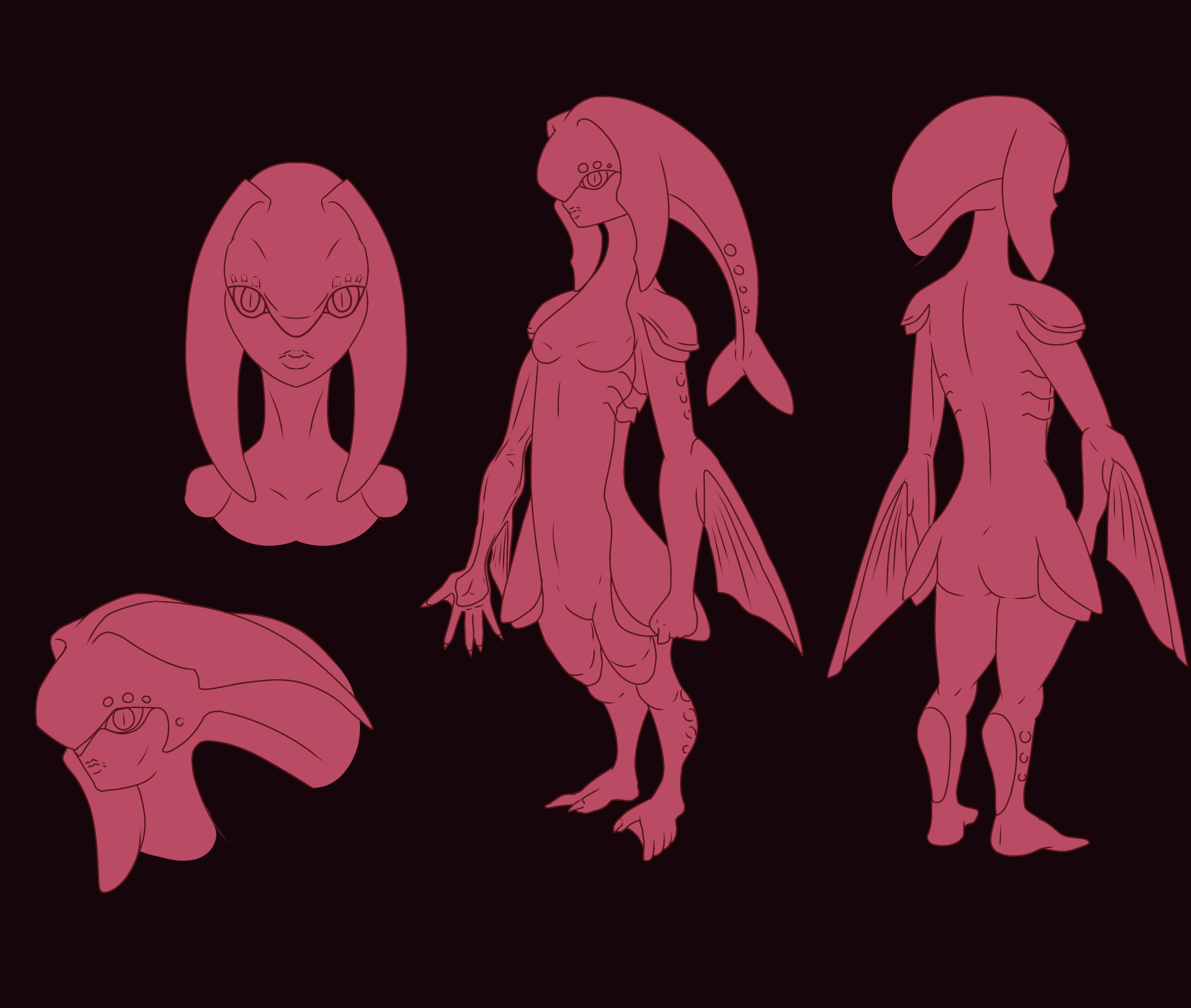 F2U Female Zora Base Reference Sheet (PSD) by AithusaLive on DeviantArt