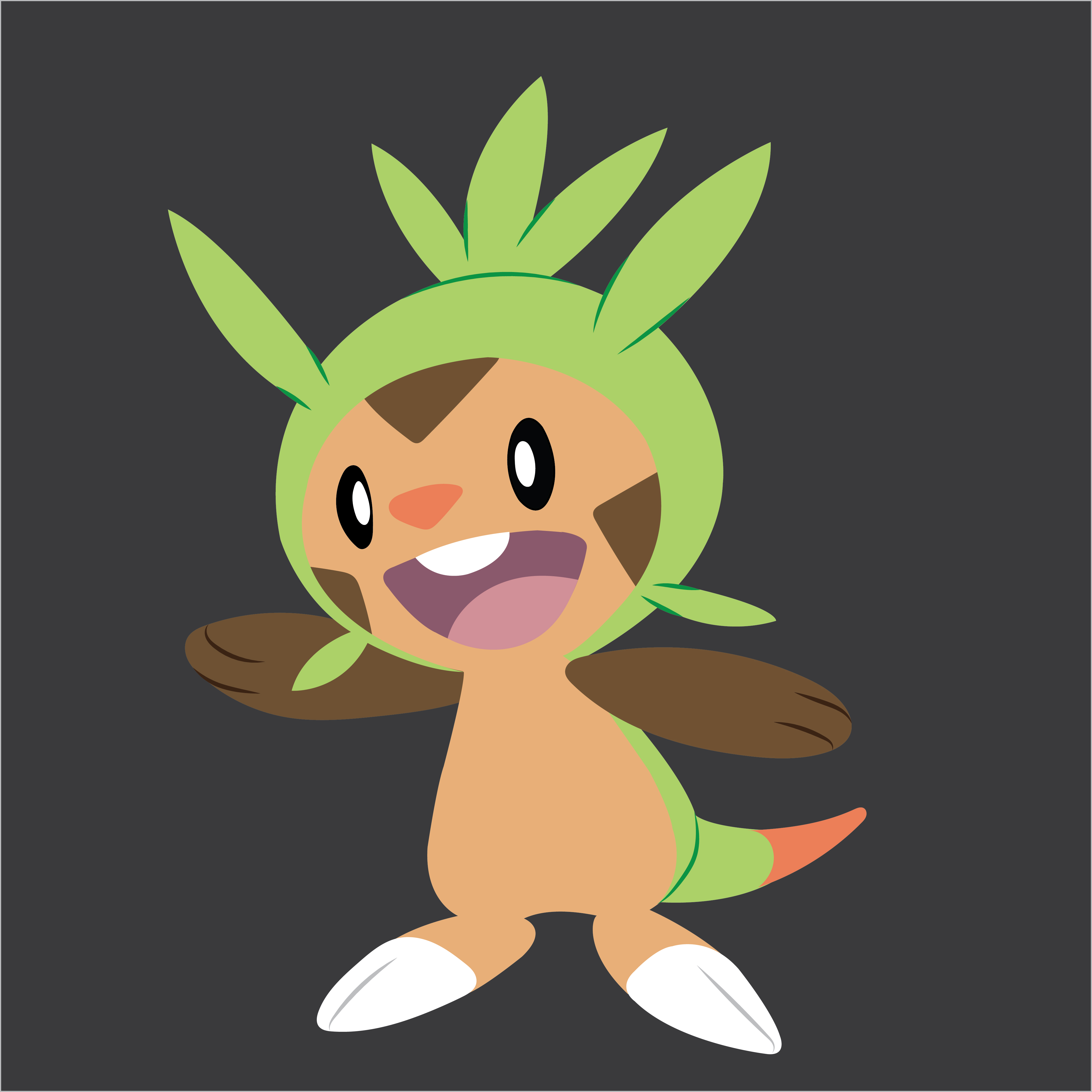 Vector - Chespin 1 by eltraumado on DeviantArt