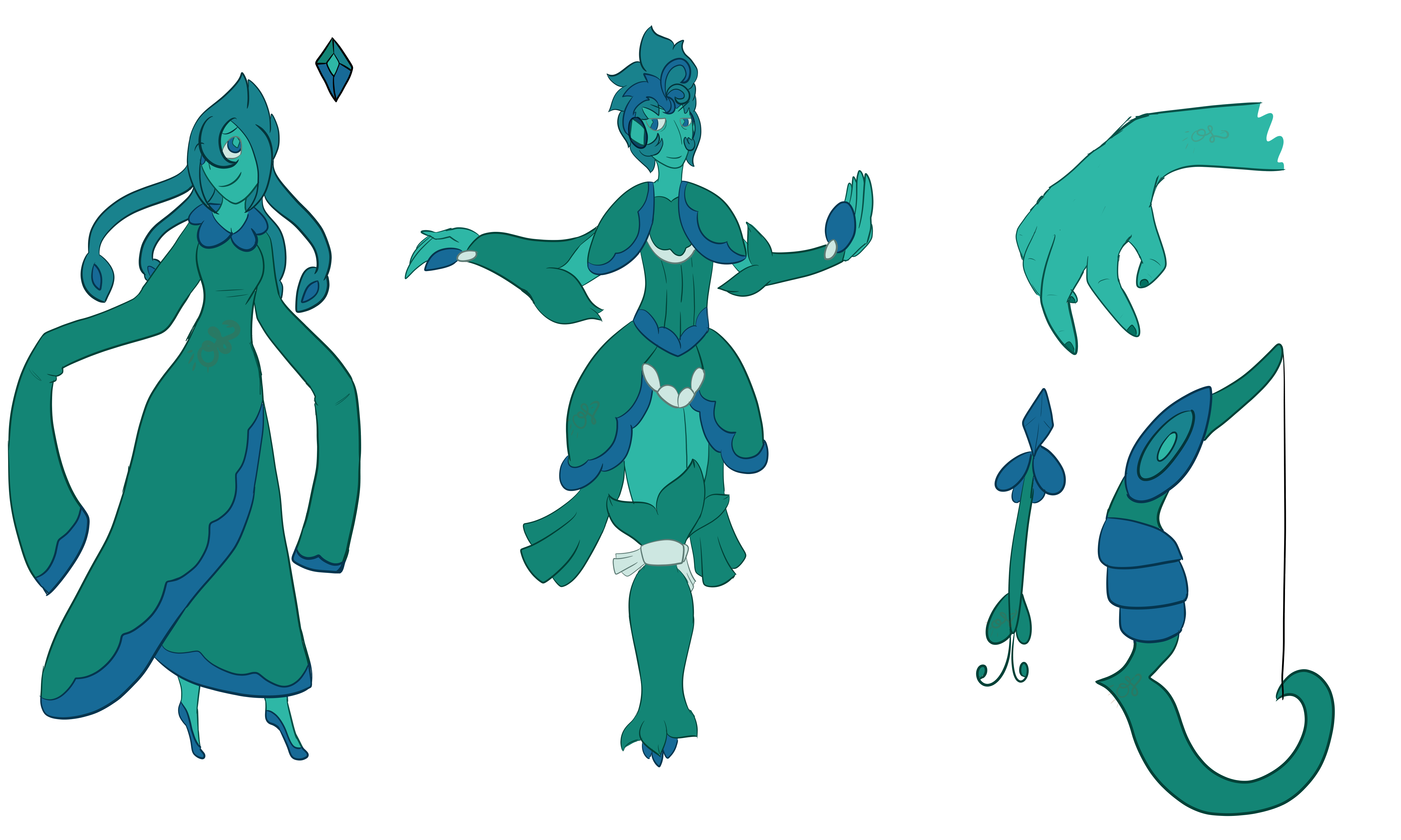 Cyan Diamond Reference by Very-Small-Diamond on DeviantArt