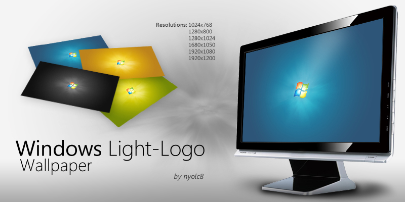 Windows Light-Logo Wallpaper by nyolc8 on DeviantArt