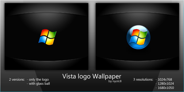 Vista logo Wallpaper by nyolc8 on DeviantArt