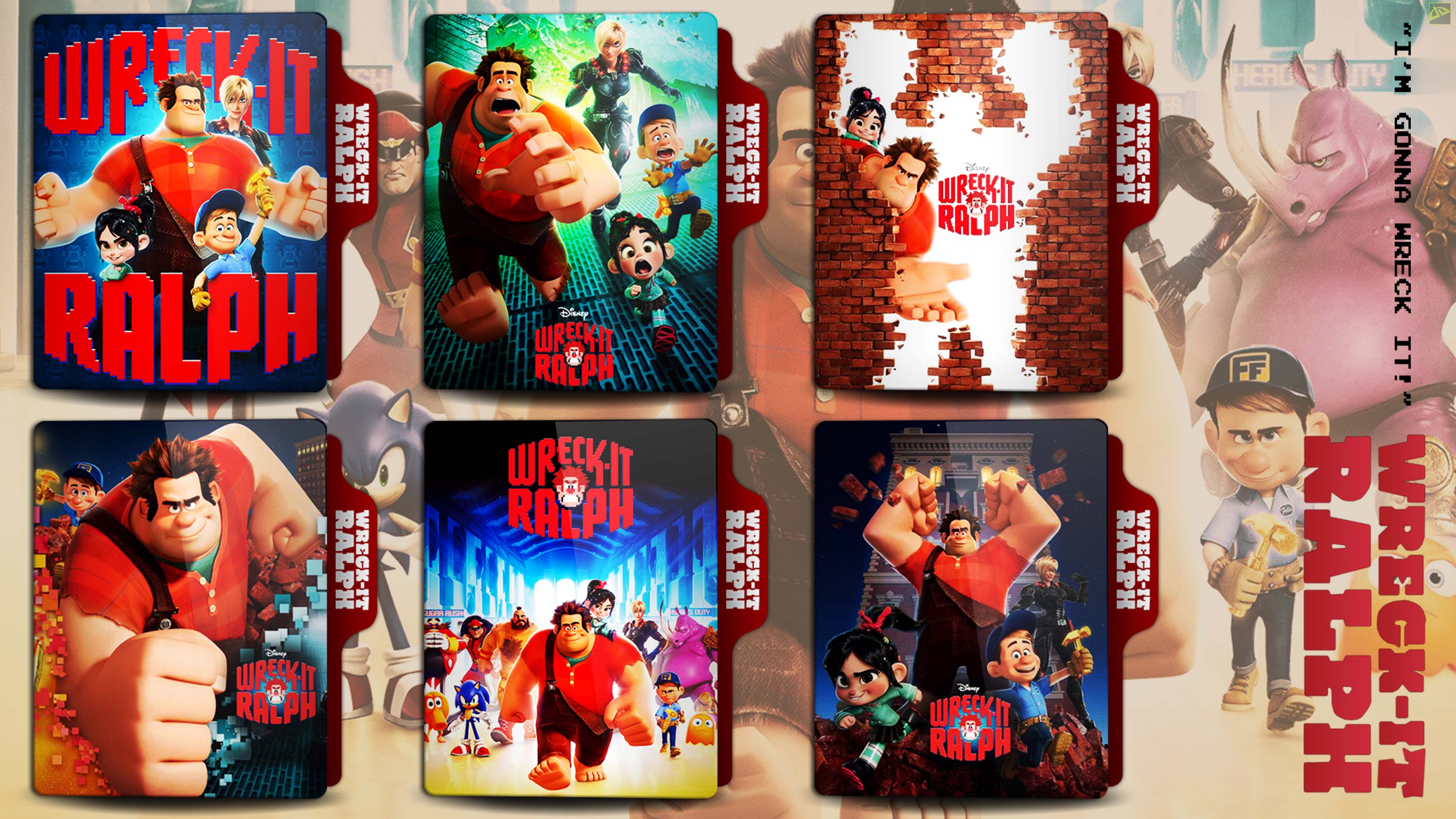 Wreck-It Ralph (2012) folder icon by HNS-Rock on DeviantArt