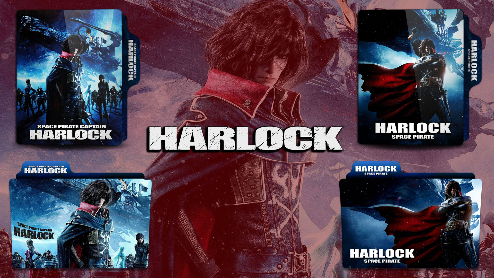 Harlock: Space Pirate (2013) folder icon by HNS-Rock on DeviantArt