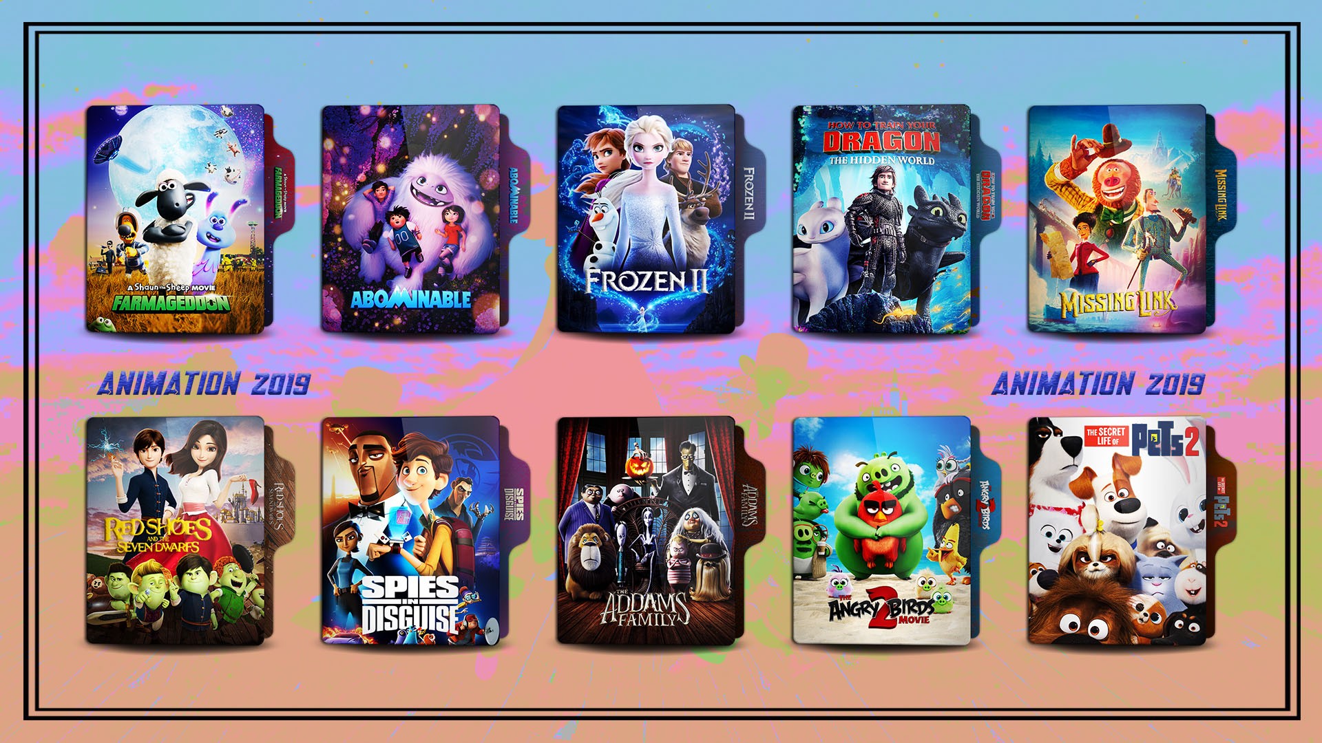 Animation 2019 folder icon by HNS-Rock on DeviantArt