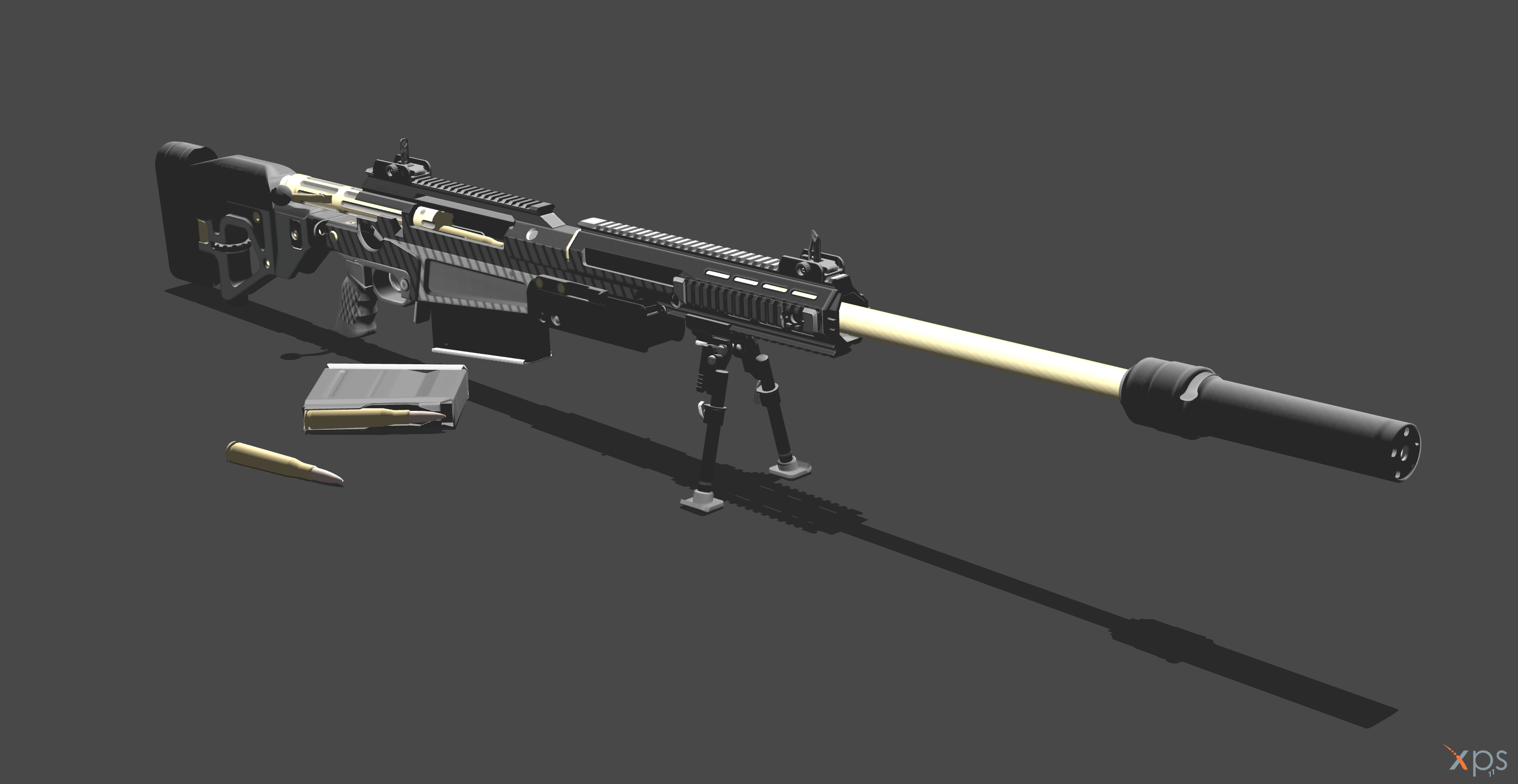 AX-50 Boomstick (Rigged with Optionals) by VECTORsan on DeviantArt