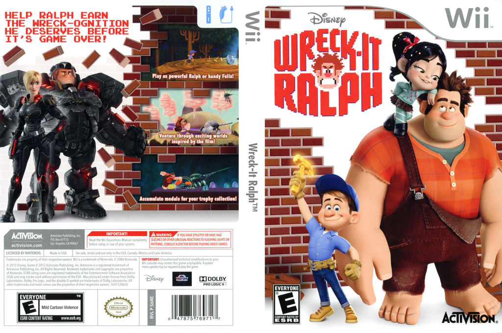 Wreck It Ralph Wii Save File by wwwuiwiguw on DeviantArt