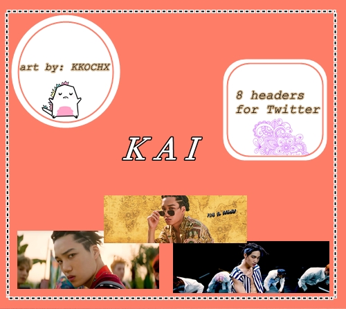 8 Headers for Twitter EXO 'The War KO KO BOP' KAI by kkochx on DeviantArt