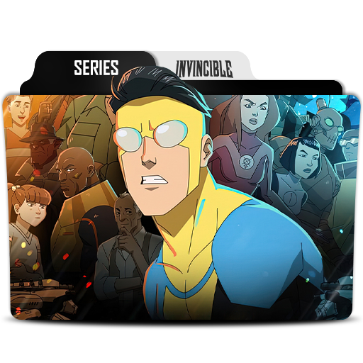 Invincible (TV Series) Main Folder Icon by ashtrix56 on DeviantArt