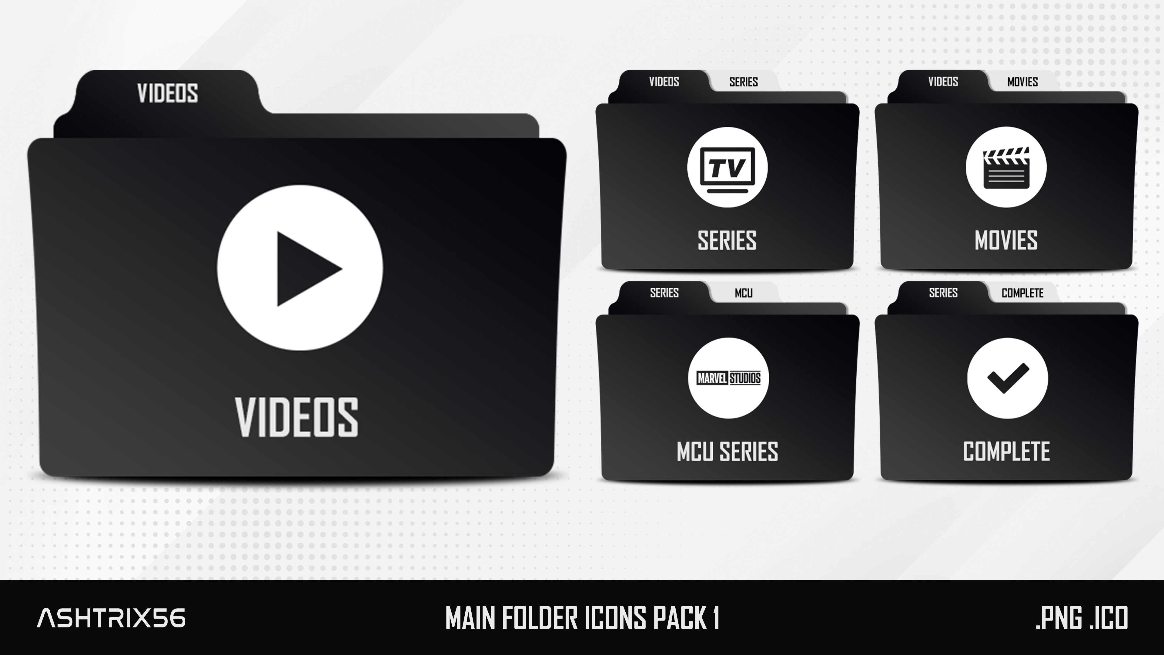 ASHTRIX56 Main Folder Icons Pack 1 by ashtrix56 on DeviantArt