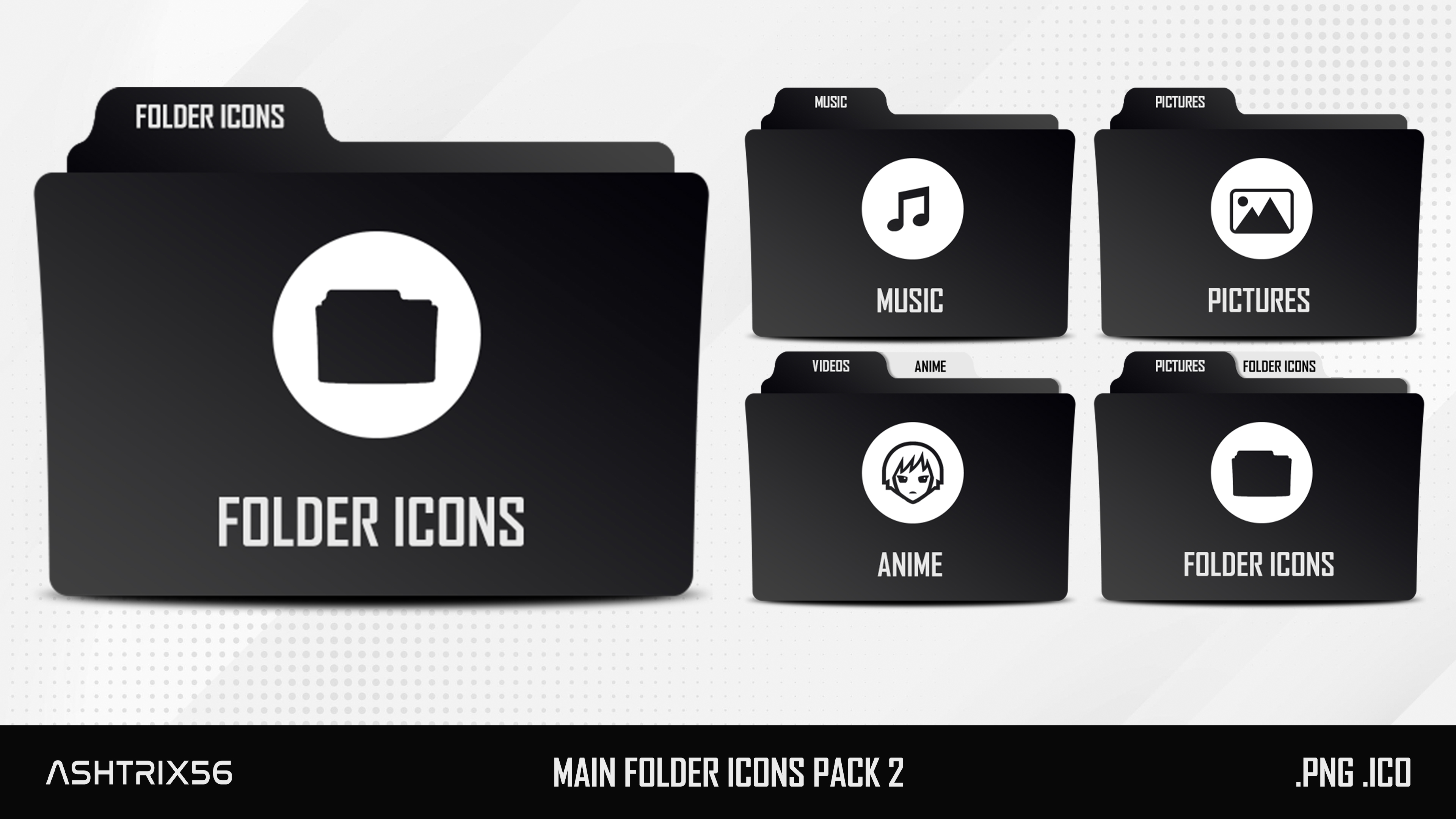 ASHTRIX56 Main Folder Icons Pack 2 by ashtrix56 on DeviantArt