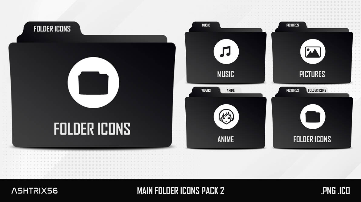 ASHTRIX56 Main Folder Icons Pack 2 by ashtrix56 on DeviantArt