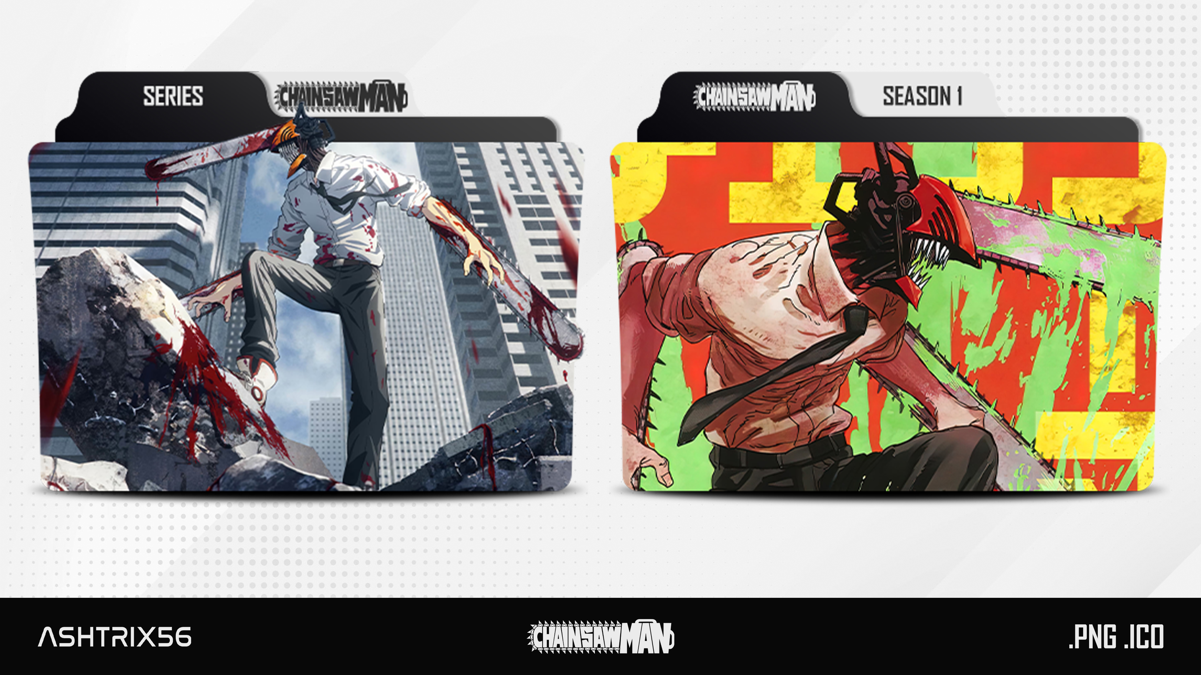 Chainsaw Man (TV Series) Folder Icons by ashtrix56 on DeviantArt