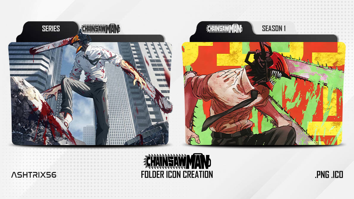 Chainsaw Man (TV Series) Folder Icons by ashtrix56 on DeviantArt