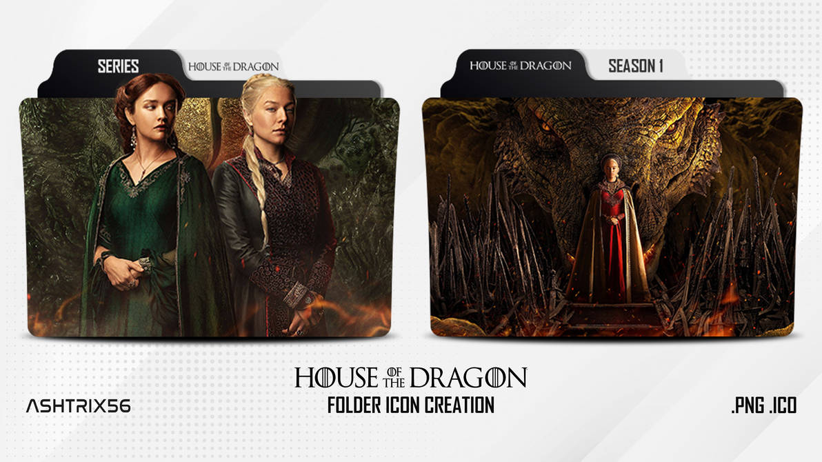 House of the Dragon (TV Series) Folder Icons by ashtrix56 on DeviantArt