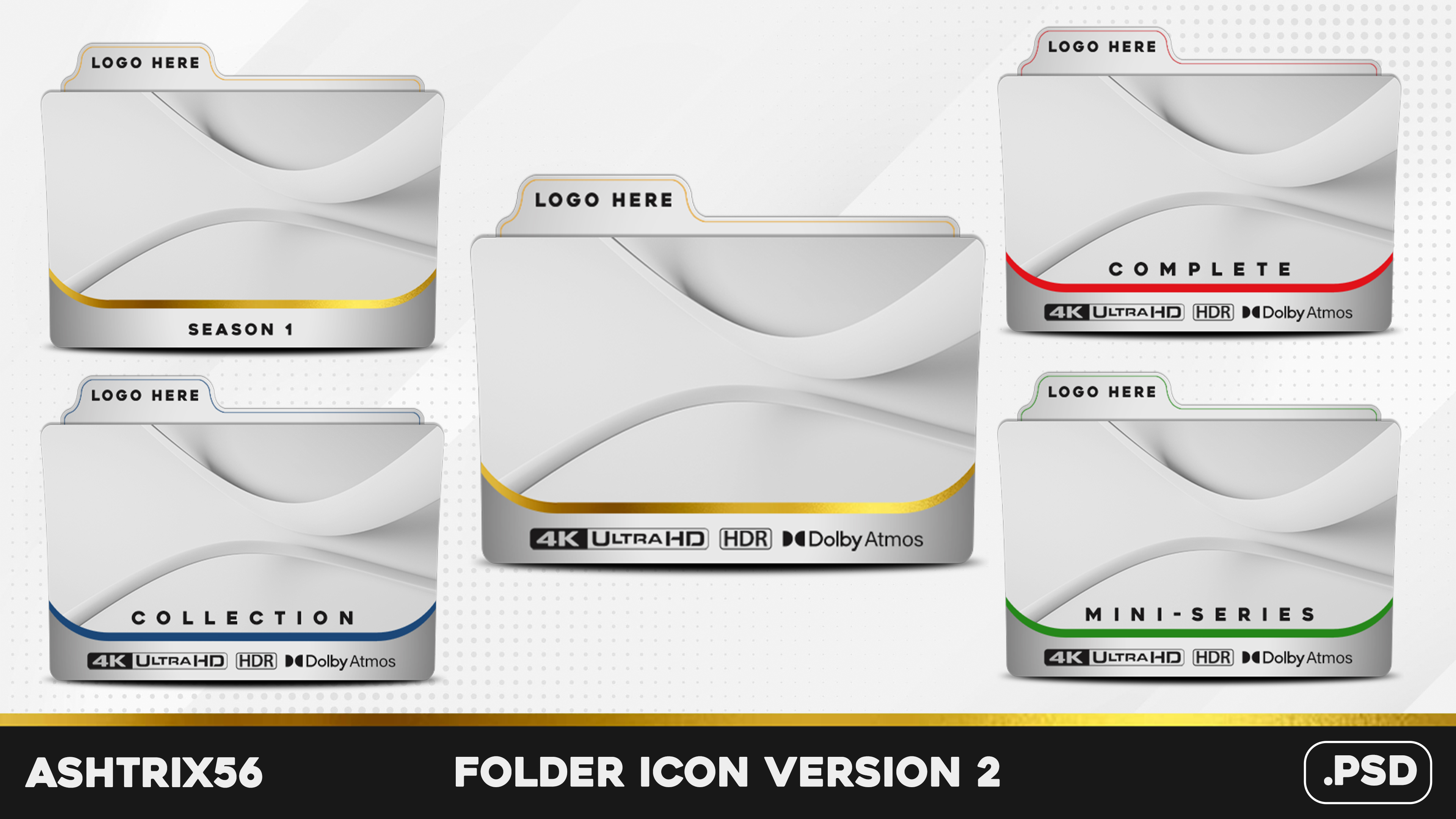 ASHTRIX56 Main Folder Icon Design V2 by ashtrix56 on DeviantArt