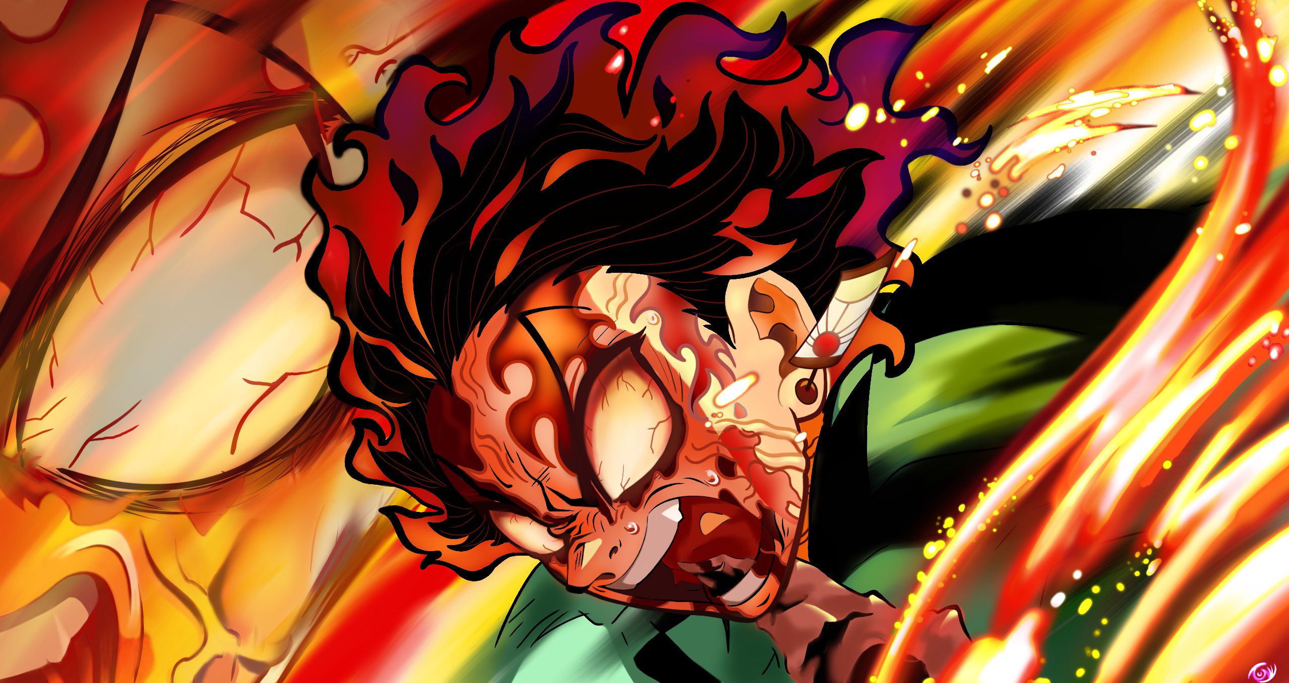 Demon Form Tanjiro By Tonytattoo69 On DeviantArt