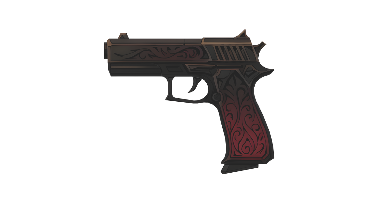 [Exclusive Download] Crimson Rune Pistol FBX by hahadada1234 on DeviantArt