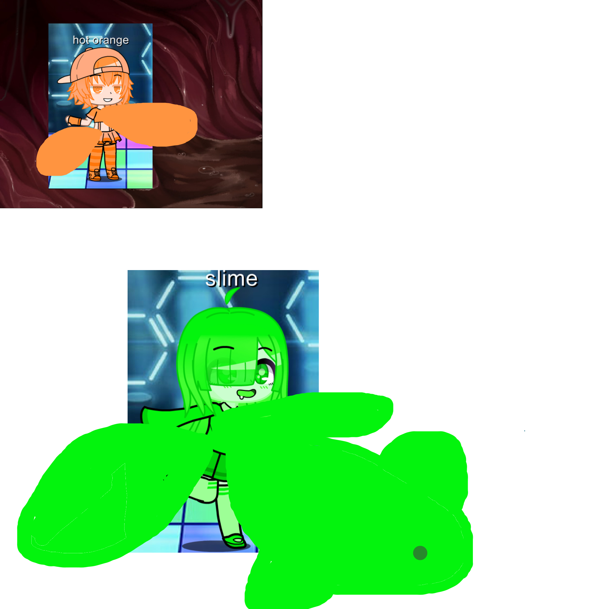 Thicc slime ate thicc hot orange vore by inodominusrex on DeviantArt