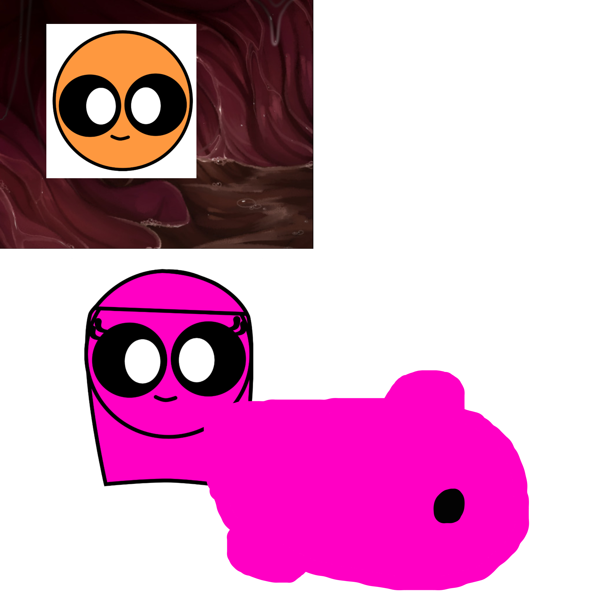 Neon Pink Ate Neon Orange Vore By Inodominusrex On Deviantart