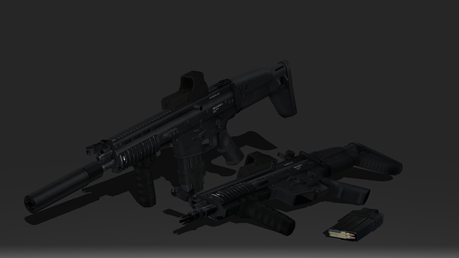 [MMD] Custom MK16 MOD FN SCAR-L DL by CroqueMr on DeviantArt