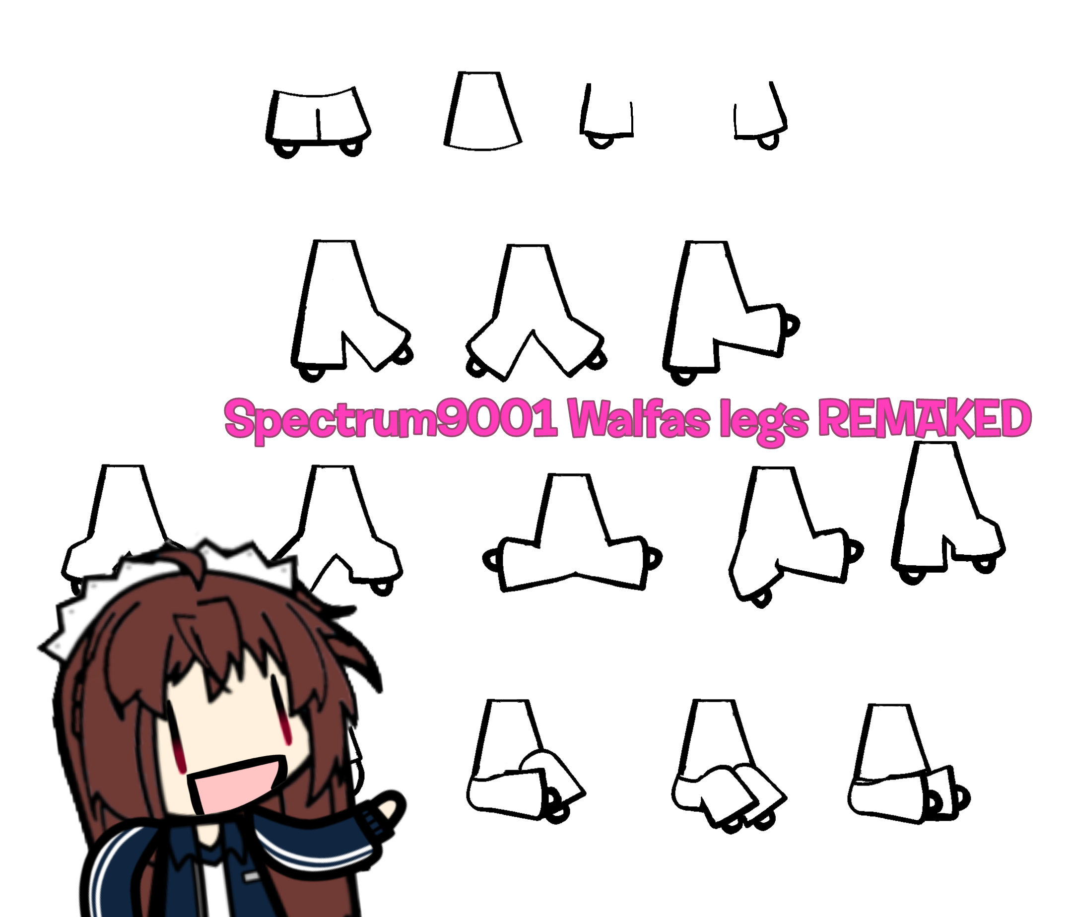 Spectrum9001 Walfas legs! (Outdated) by Gooseduckslayy on DeviantArt