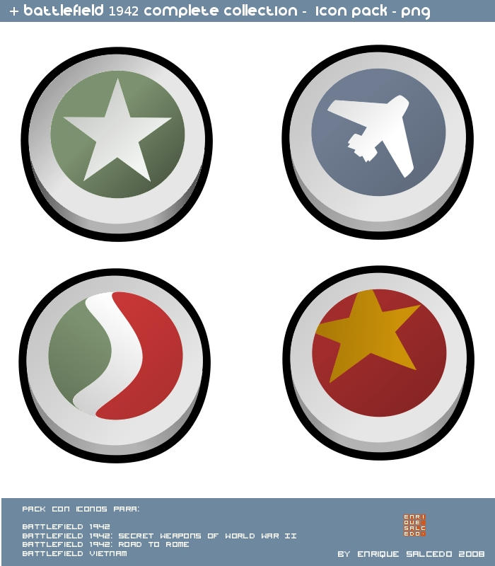 Battlefield 1942 Icon Pack by 7cimi-19ceh on DeviantArt