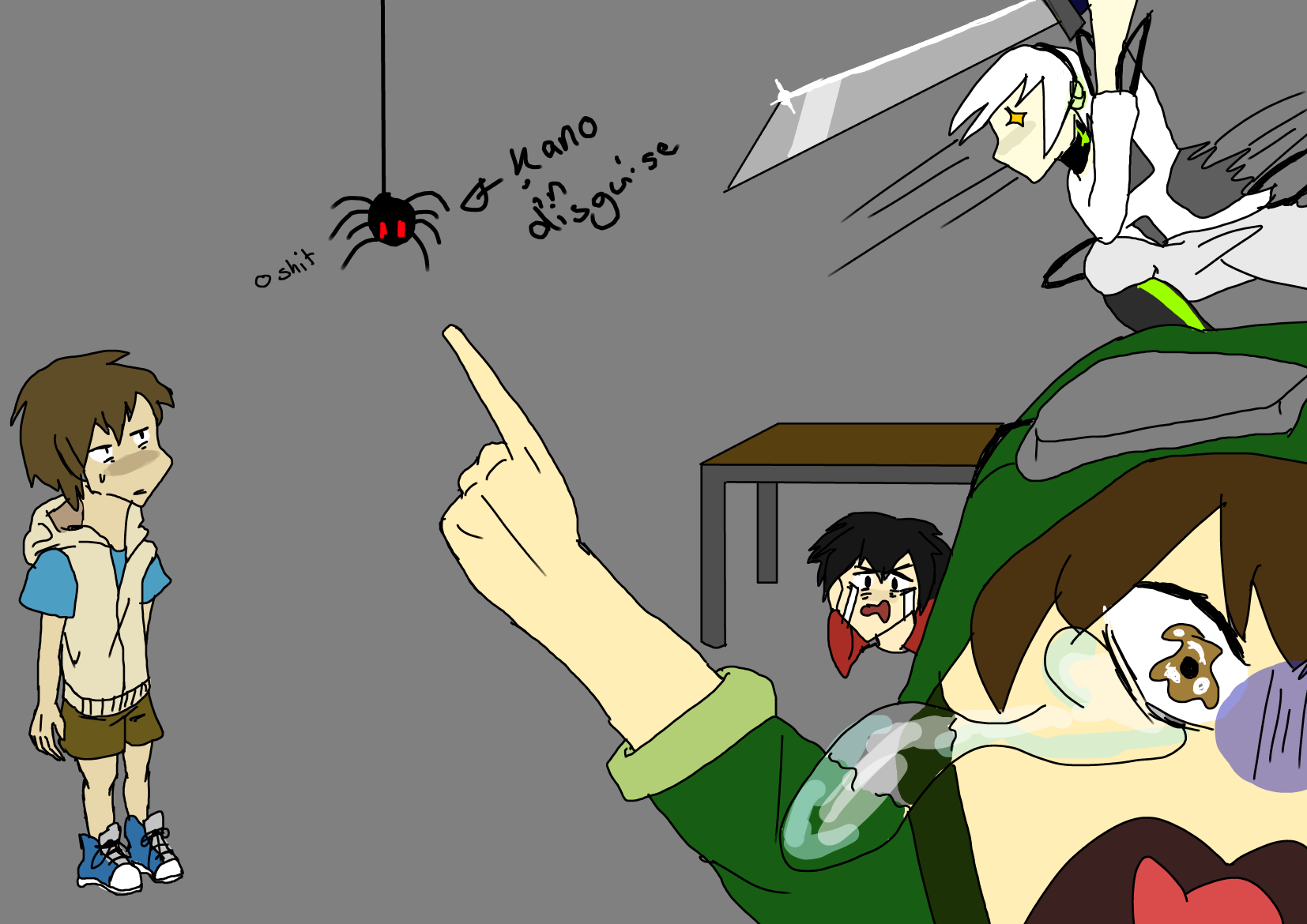 Mekakushi Dan Dude squad by FieryDaemon on DeviantArt