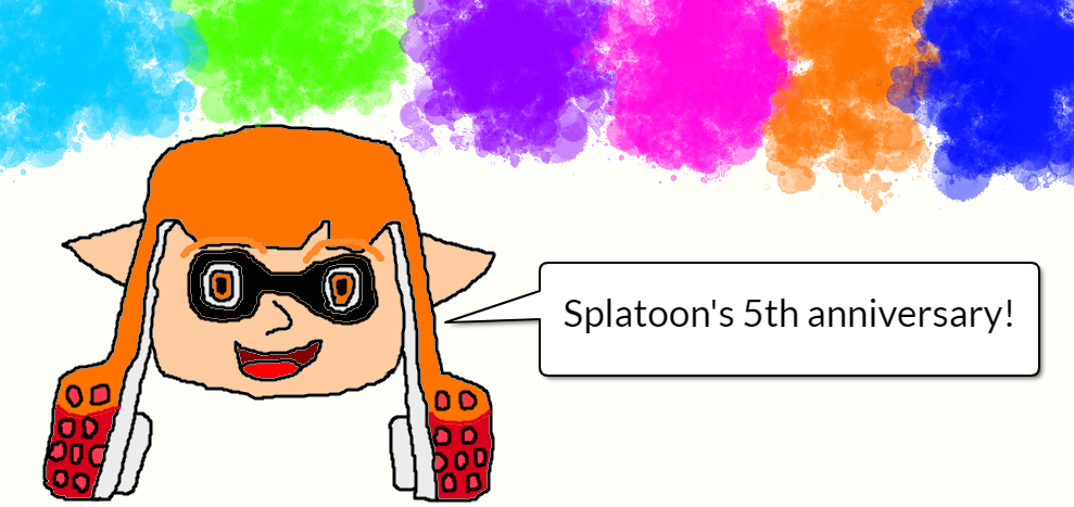 Splatoon's 5th anniversary! by SarahVilela on DeviantArt