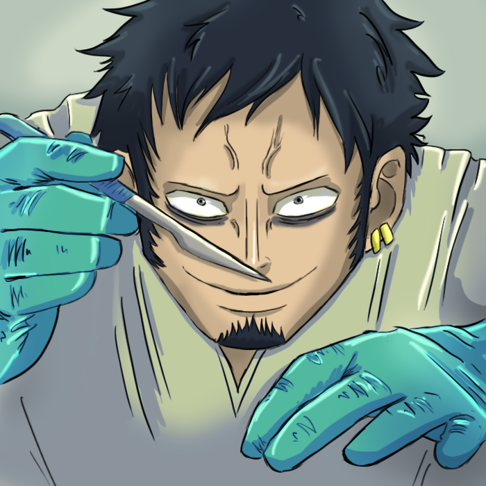 Entertaining anatomy with Trafalgar Law by Di-Phoenix on DeviantArt