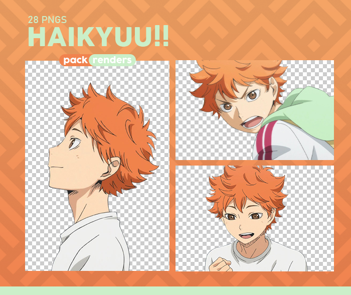 Haikyuu!! - Renders Pack #1 by coolcatsong on DeviantArt