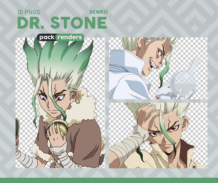 Dr. Stone Renders Pack #1 by coolcatsong on DeviantArt