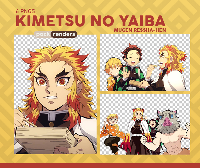 Kimetsu no Yaiba - Renders Pack #1 by coolcatsong on DeviantArt