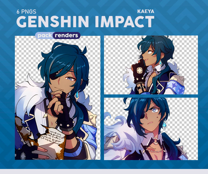 Genshin Impact - Renders Pack #3 by coolcatsong on DeviantArt