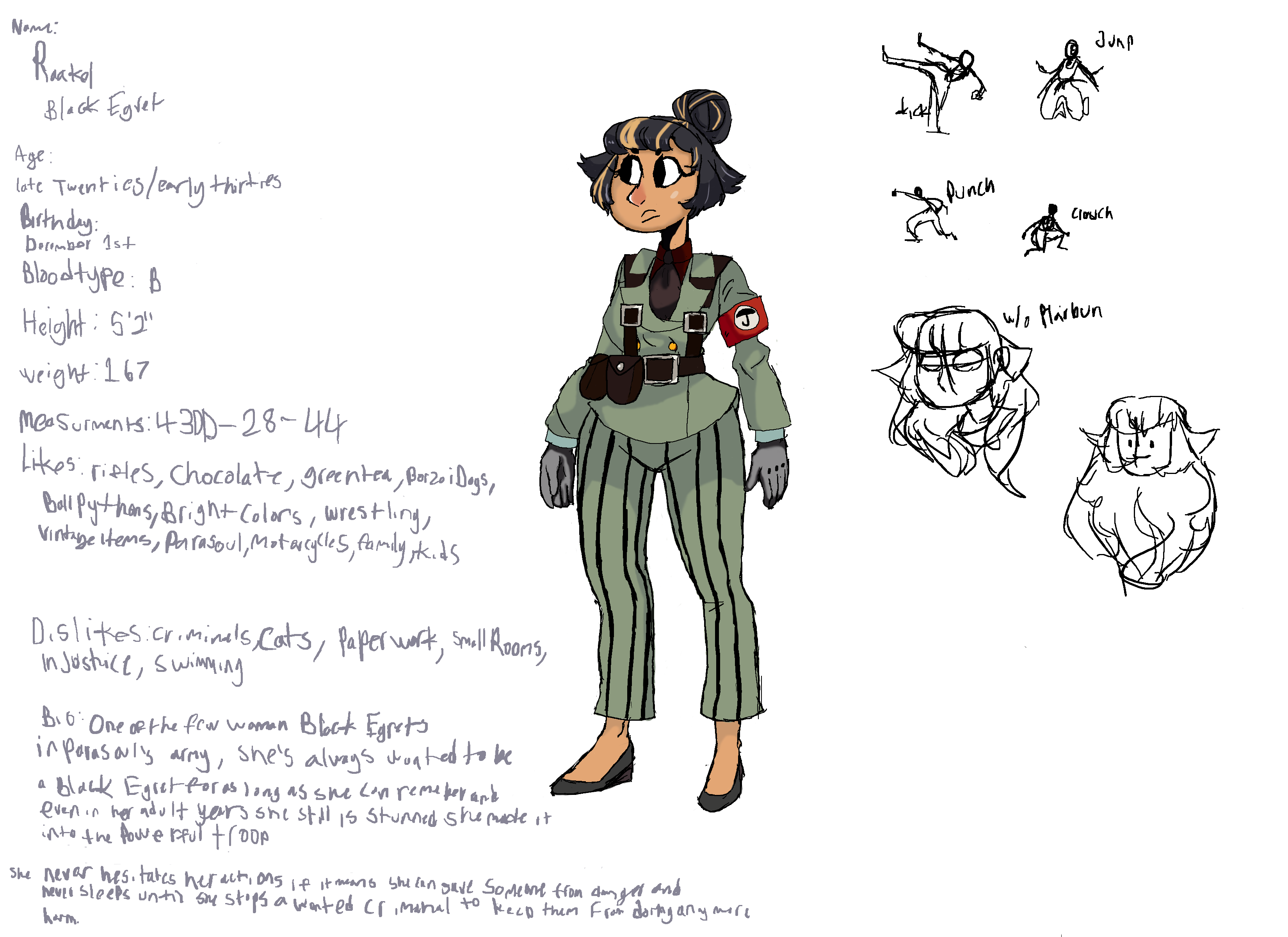 Skullgirls Oc: Raakel (currently) by Krem-de-la-Krem on DeviantArt