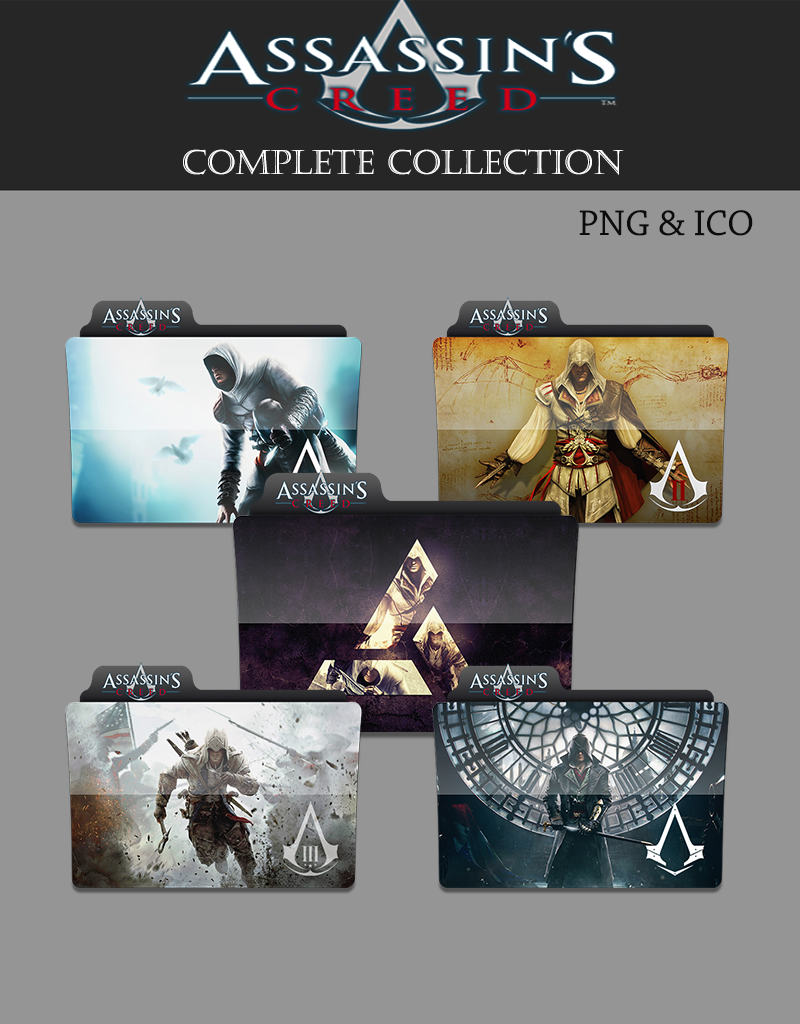 Assassin's Creed Complete Collection Folder Icon by vicevicente on ... Assassin's Creed Complete Collection Folder Icon by vicevicente on ...