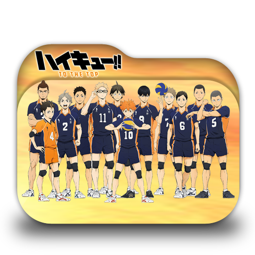 Haikyuu!! To the Top folder icon by tatas18 on DeviantArt